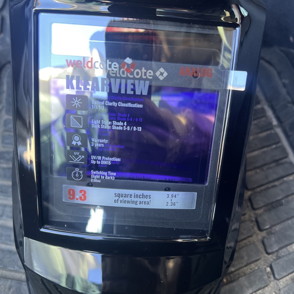 Weldcote Metals Klear-View True Color Digital Auto Darkening Welding ...