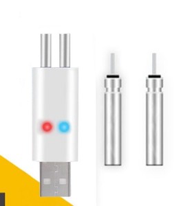 CR425 USB Battery Charger 2pc rechargeable Batteries for fishing rod ...