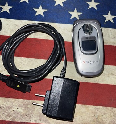 LG C2000 - Silver and Gray ( Cingular ) Rare Flip Cell Phone With ...