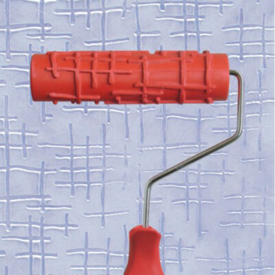 7" Embossing Paint Roller Design Pattern Brush Sleeve Tool with Handle ...