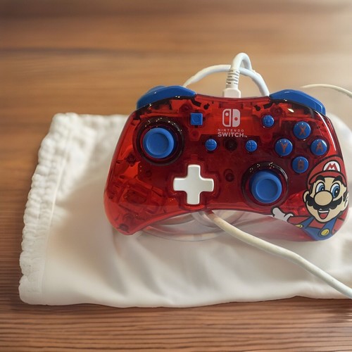 Super Mario Nintendo Switch Rock Candy Wired Controller-Red ...