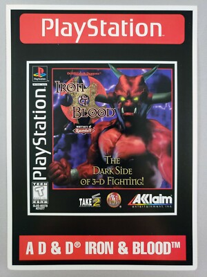 Advanced Dungeons and Dragons Iron & Blood Toys R Us VidPro Card ...