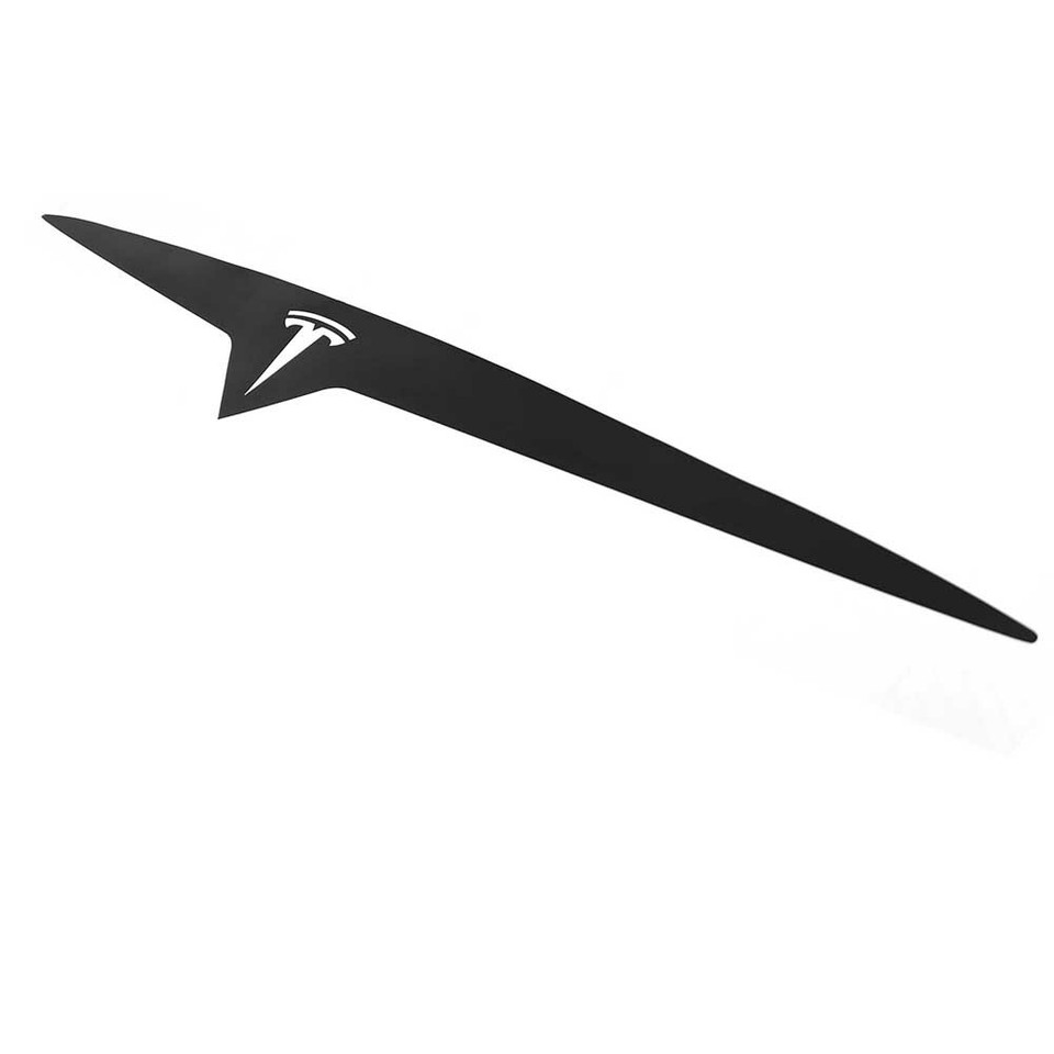 For Tesla Model 3 4DR Fastback Front Grille Look Sticker Matte Black ...