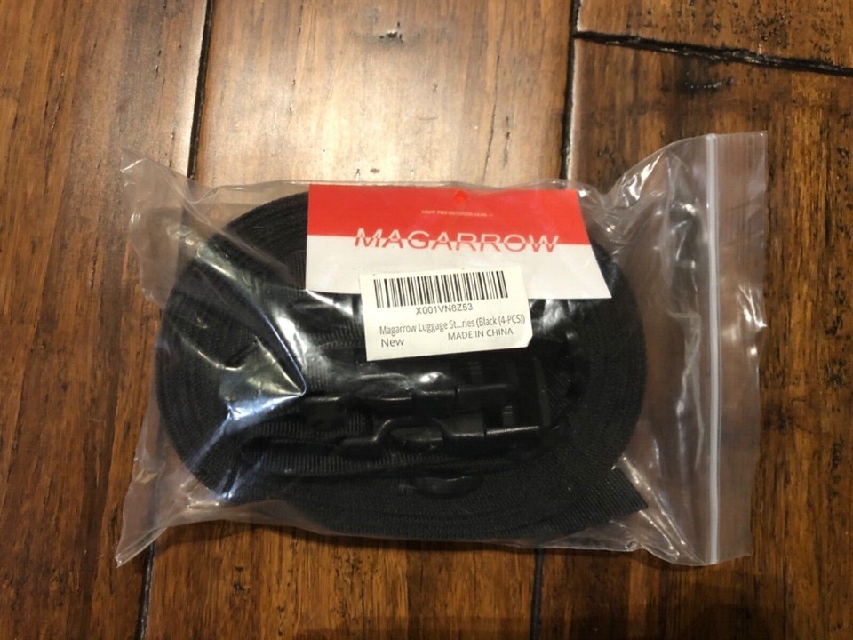 MAGARROW 78 x 1 Strap Buckle Packing Straps Adjustable 1-Inch Belt, 4 ...