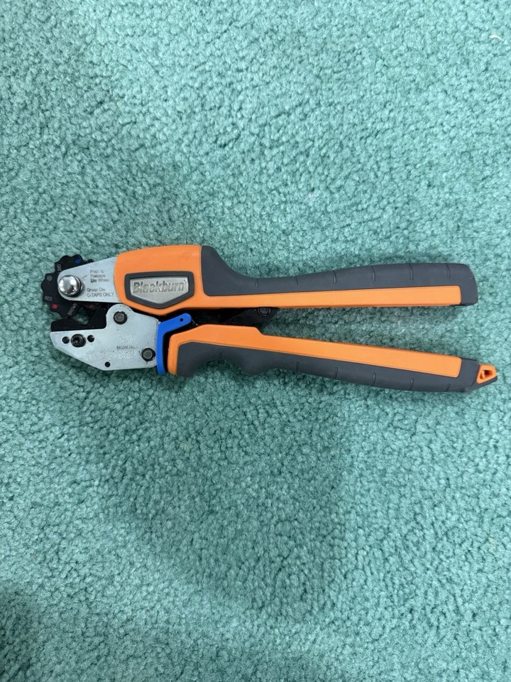 Thomas & Betts Blackburn TBM45S Ratchet Crimper Crimp Tool | eBay
