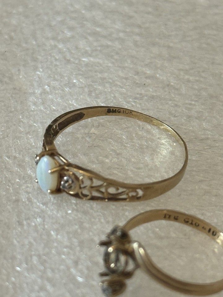 Lot Of (2) 10k Gold Rings 2 Grams Total Weight | eBay