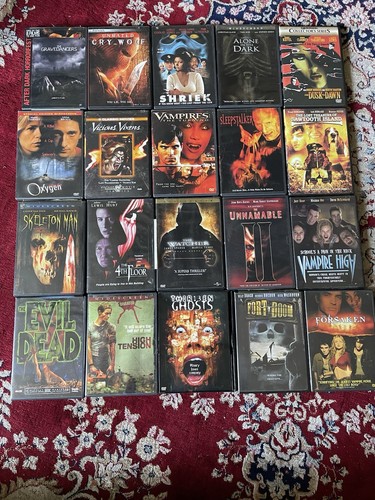 20 HORROR DVD LOT CULT CLASSICS,GORE RARE B- MOVIES | eBay