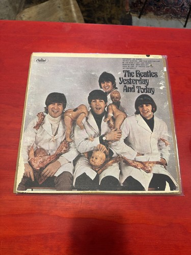 The Beatles original east #3 1966 MONO 3rd State Butcher Cover VG peel ...