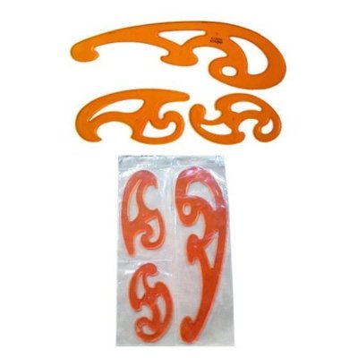 French Curves Set, Drafting Templates, 3 Individual French Curves | eBay