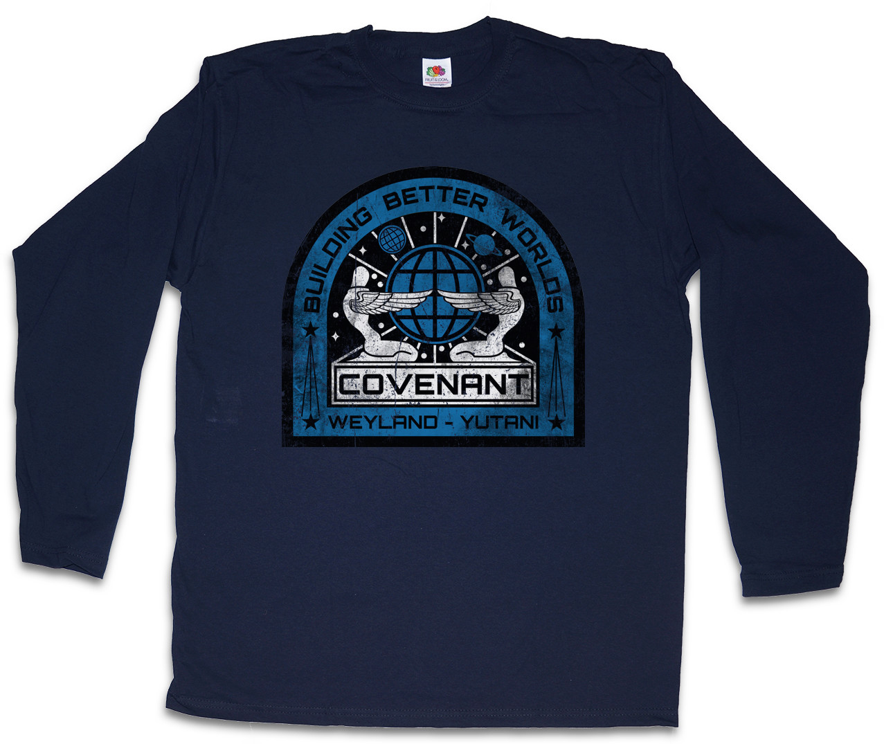 USCSS COVENANT PATCH LONG SLEEVE T-SHIRT Ripley Prometheus Alien Ship ...