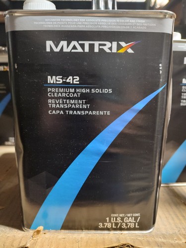 Matrix MS-42 Premium High Solids 6 Quart Clear Coat Kit. Normal, Slow ...