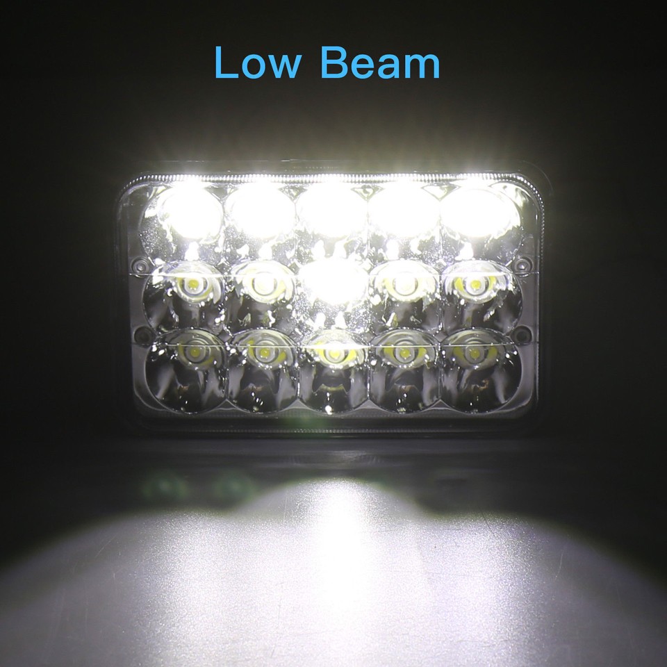 Fit For Nissan 720 1983-1986 4pcs 4x6 Projector LED Headlights High-Low ...