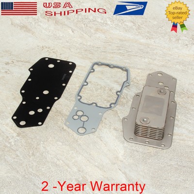For Cummins 4932124 3929792 Oil Cooler w/ Gaskets For 89-97 Dodge 5.9L ...