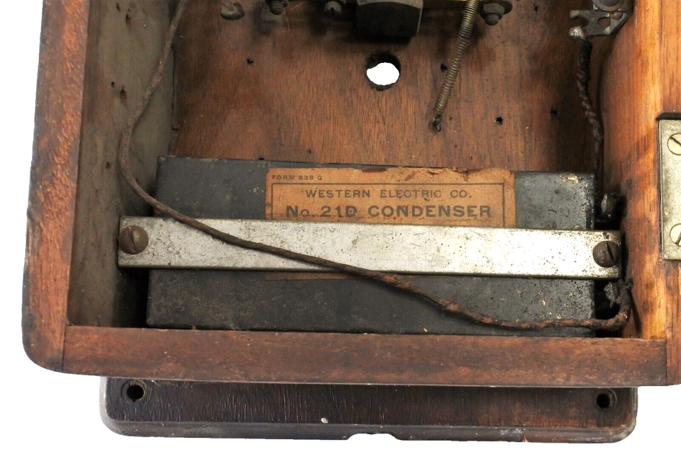 Antiques Western Electric Company Oak Telephone Box No. 210 | eBay