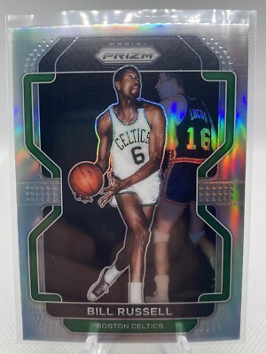 2021-22 Panini Prizm Bill Russell Silver #254 HOF Celtics | eBay