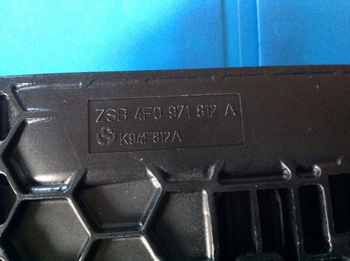 2005-08 AUDI A6 C-6 REAR Battery CABLE Overload FUSE Bracket OEM ...