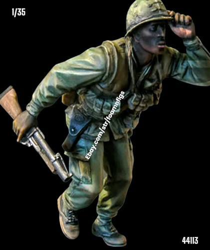 1/35 Resin Figure Vietnam War US Infantry Running w M79 Thumper Model ...