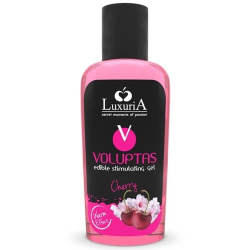 Luxuria Voluptas Edible Massage Gel Warming Effect - Cherry 100 ML ...