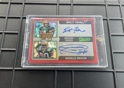 2021 Panini Classics Football #CC-BD Brett Farve / Donald Driver ...