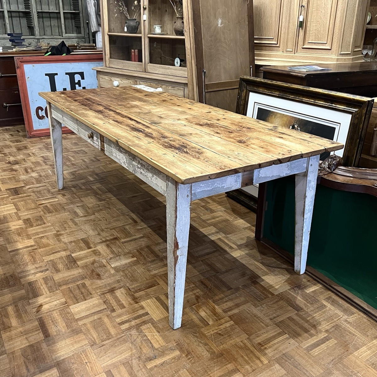 Large French Farmhouse Table Large 19th Cent French Farmhouse Antique