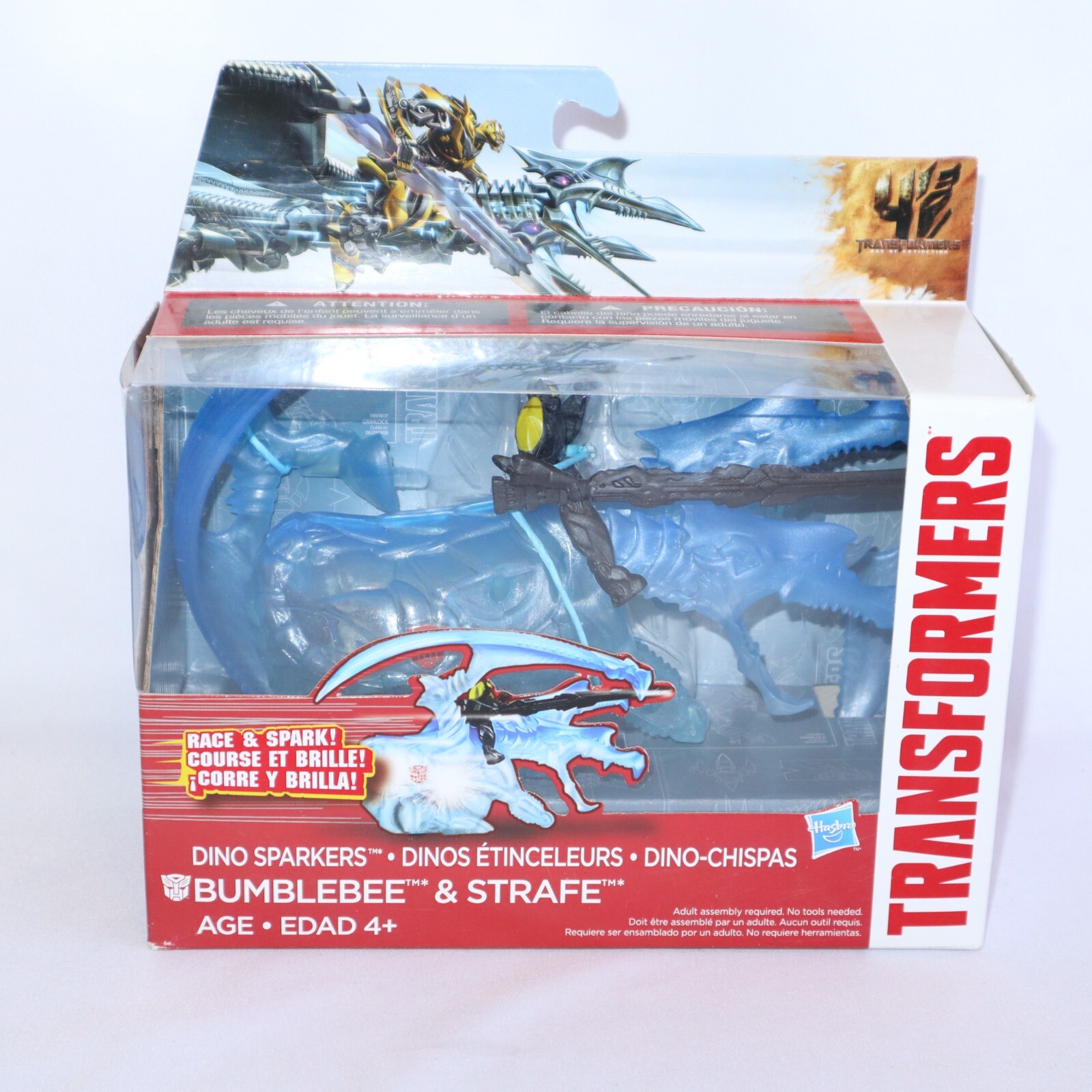Transformers Dino Sparkers Bumblebee & Strafe figure - NEW, 2014 Hasbro ...