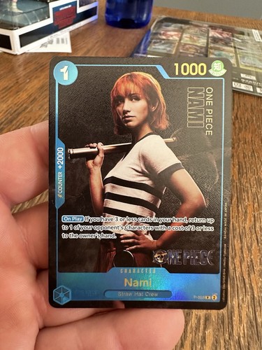Carte One Piece Card Game Us Carte Live Action Holo Nami PROMO P-053 ...