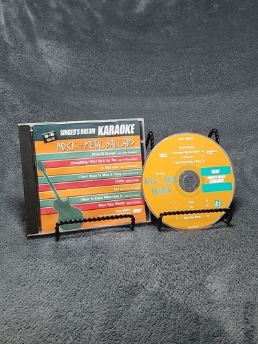 KARAOKE - Rock And Metal Ballads (karaoke Cdg) - CD - Karaoke ...
