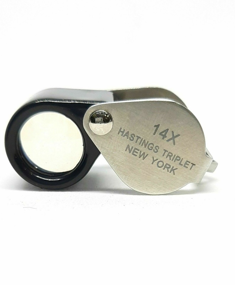 Polygon Magnifier Hastings Triplet 14 X MM Magnifier Eye Loupe | eBay
