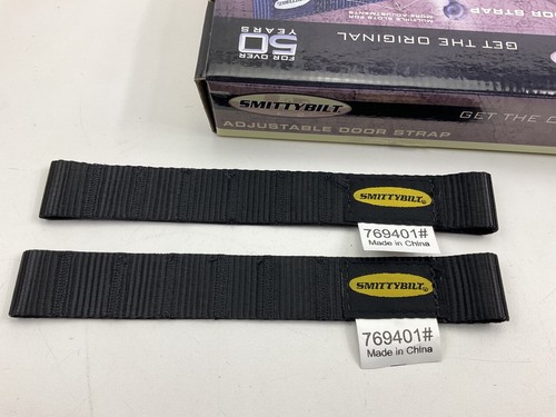 Smittybilt 769401 Adjustable Door Check Straps Pair For 1976-2006 ...