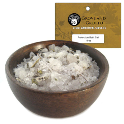 Protection Bath Salts 5 oz Ritual Herbal Salt Blended and Charged for ...