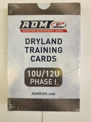 NEW ADM USA HOCKEY DRYLAND TRAINING CARDS PHASE I 10U / 12U YOUTH ...