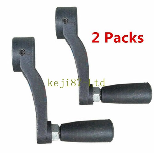 2x Drill Press Table Crank Handle Raise Lower 14.5mm Hole West Lake ...
