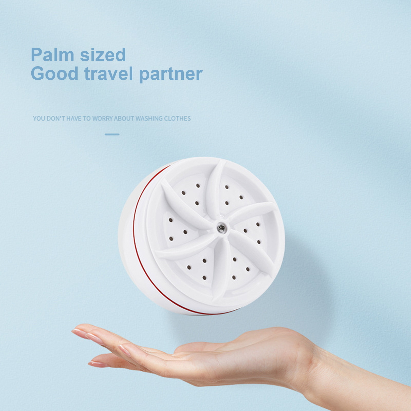 Ultrasonic Washing Machine Suction Cup Laundry Turbo Sink Washing ...