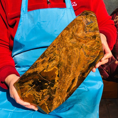 5350g Natural Tiger Eye Stone Quartz Crystal Rough Polished Specimen | eBay