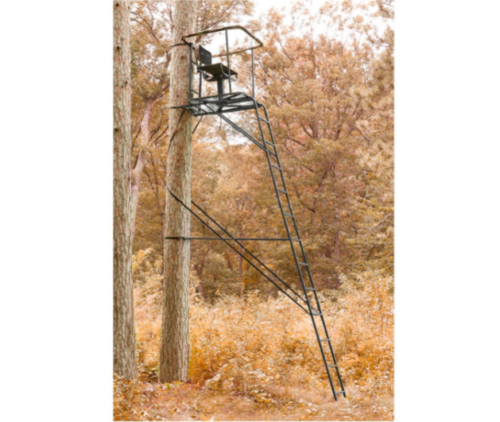 Hunting Deer Guide Gear 16' Swivel Ladder Tree Stand Boar Big Game Hunt ...