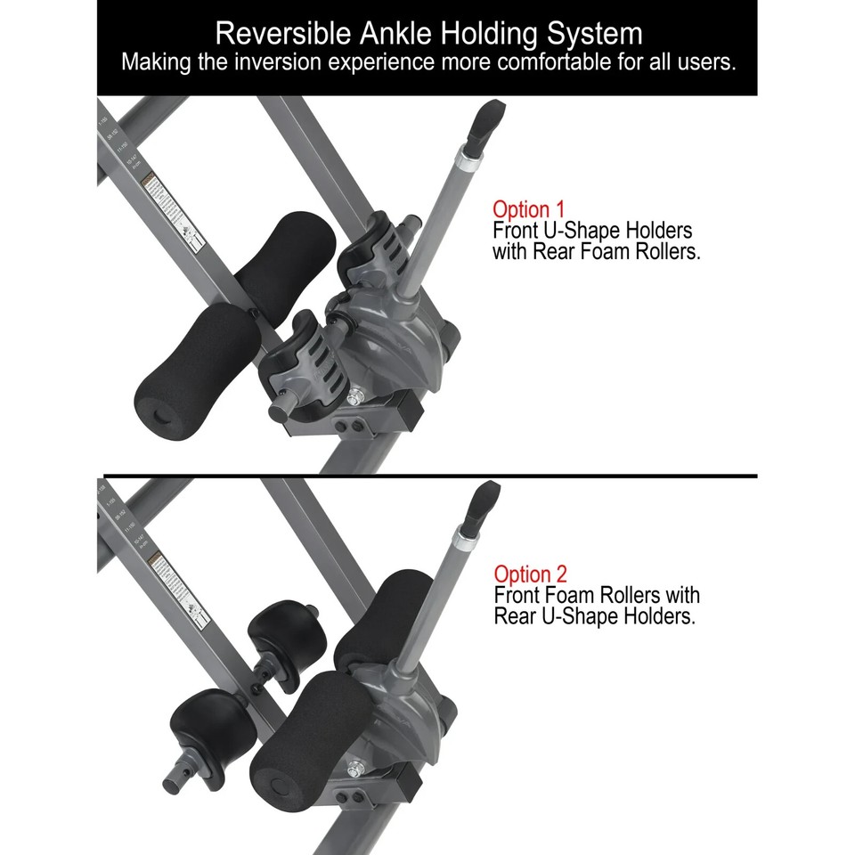 INNOVA INVERSION TABLE with Spine & Lumbar Advanced Heat and Massage ...