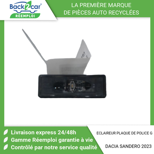 🏆 ECLAIREUR PLAQUE DE POLICE GAUCHE DACIA SANDERO 265101139R 🌱 | eBay