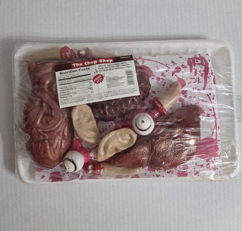 Halloween Body Parts Prop The Chop Shop Prime Cut Bloody Butcher Pack ...