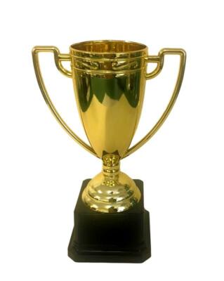 3x Novelty Winners Trophies Plastic Gold Winner Cup Party Game Favors ...
