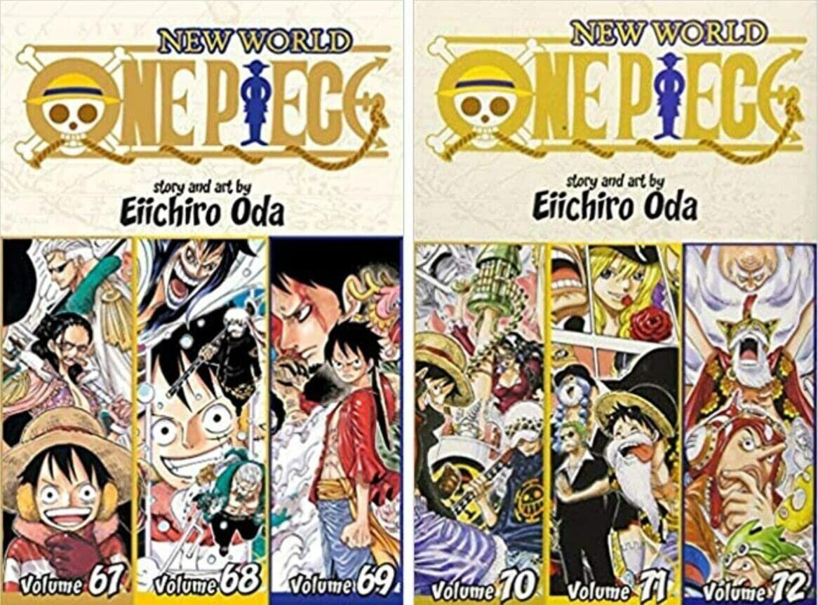 One Piece (3-in-1 Edition) 13 books English Manga Set 21-33 (Vol. 61-99 ...