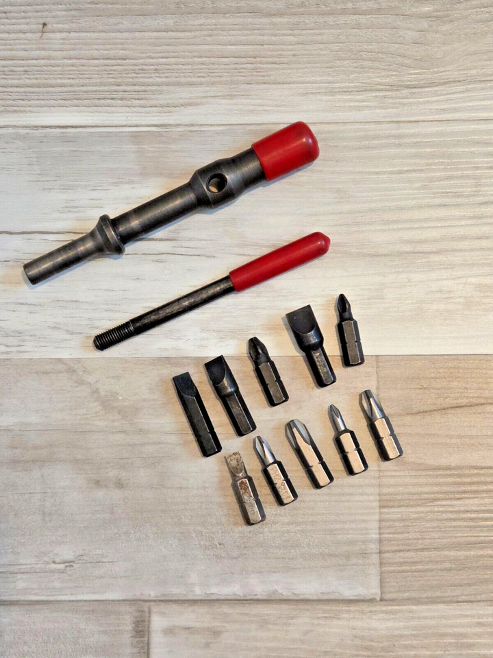 Vintage Snap-On/Blue Point Screw Remover Tool with slot bits (YA2800 ...