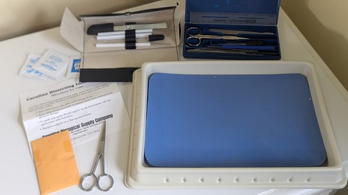 Home Science BIOLOGY LAB TRAY Homeschool Students DISSECTION KIT & TOOL ...