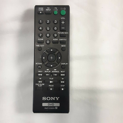 Genuine Sony RMT-D197A DVD Player Remote Control DVP-CX985V NS611H DVP ...