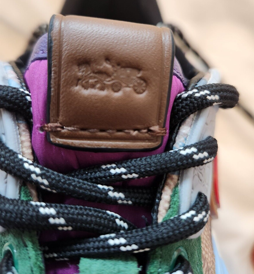 Coach C143 Runner With Kaffe Fassett Floral Print Sneakers Size 8.5 NEW ...