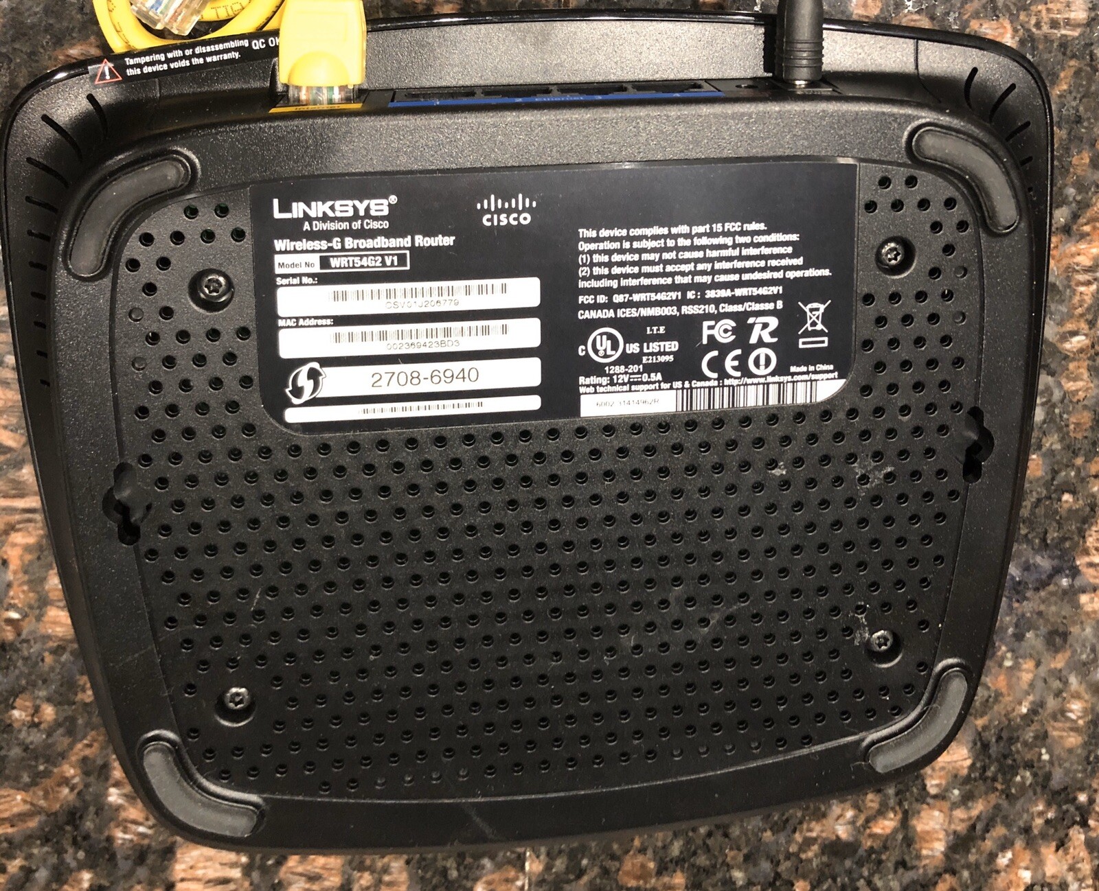 Linksys WRT54G2 v1 Broadband Wireless Router | eBay