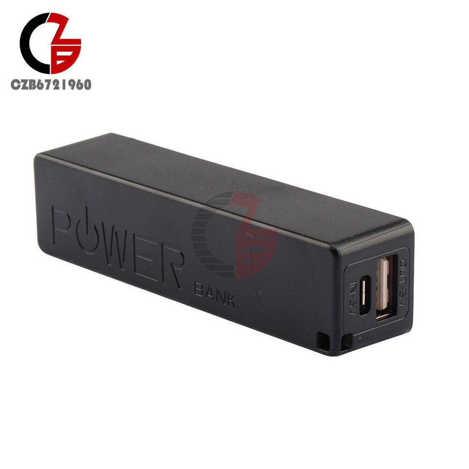 Portable DIY Black USB Power Bank Charger Pack Box Battery Case For ...