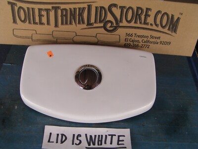 Castel brand Toilet Tank Lid A2-23 Dual Flush WHITE with button Tiny ...