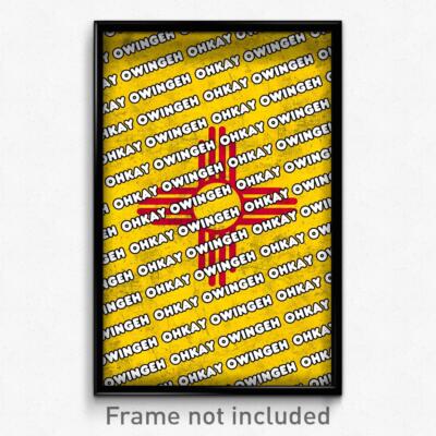 Ohkay Owingeh New Mexico Poster (NM City Souvenir 11x17 Town Print) | eBay