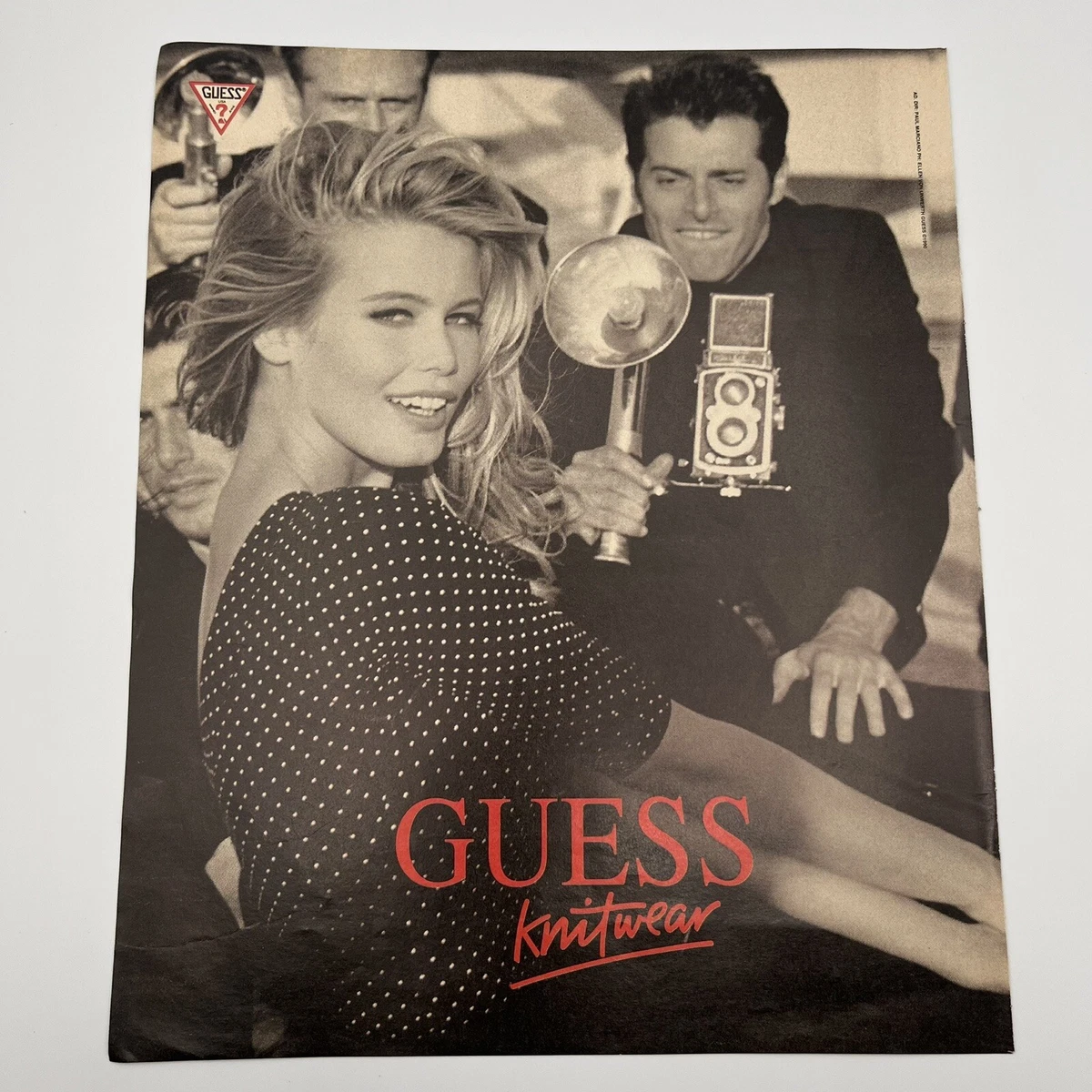 Claudia Schiffer Guess 1990