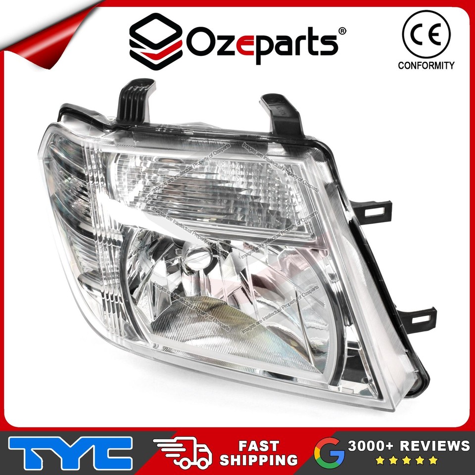 TYC Pair LH+RH Head Light Lamp For Nissan Navara D40 VSK Spain Ute 2010 ...